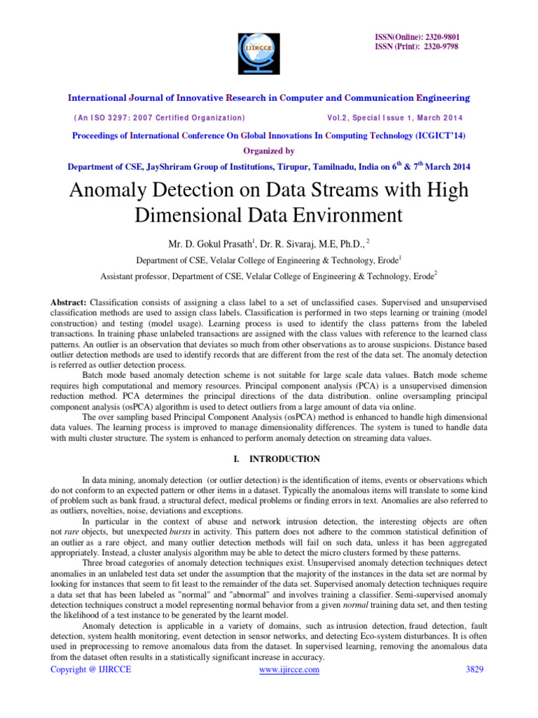 Anomaly_Detection_on_Data_Streams_with_H | PDF | Principal Component Analysis | Outlier