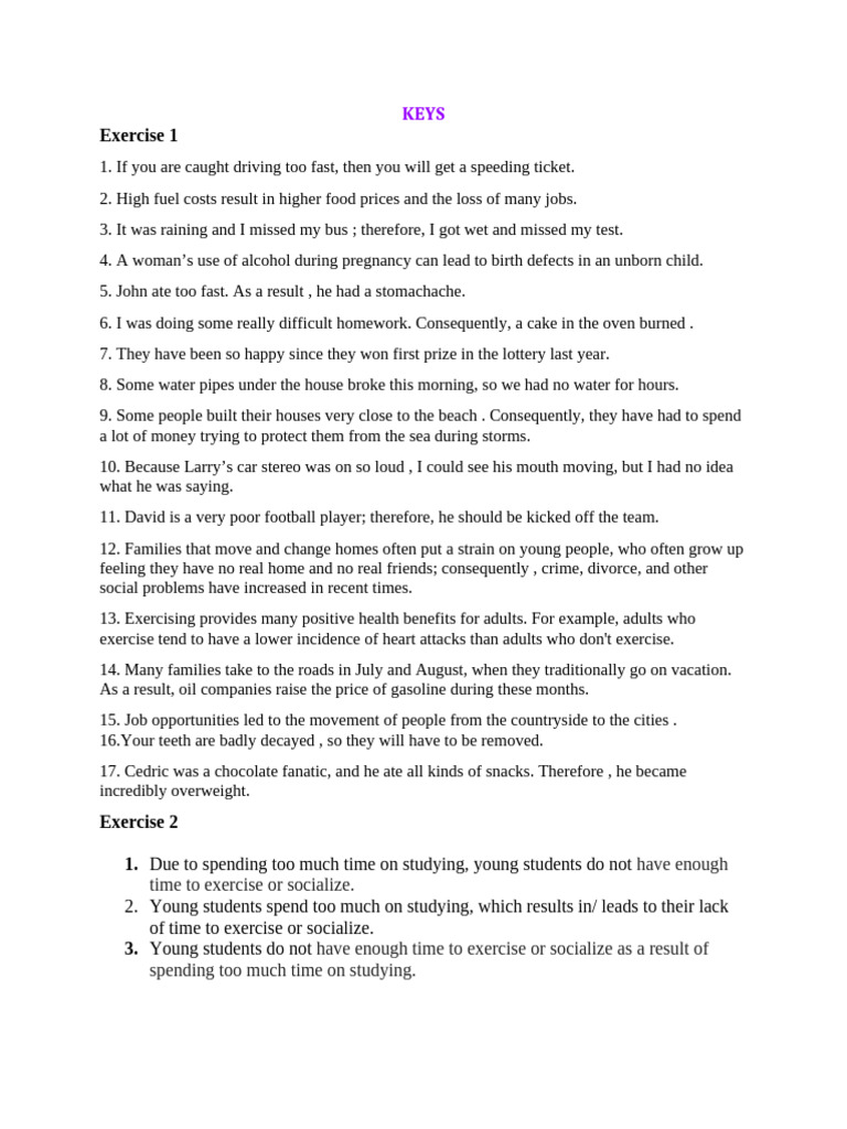 Keys to Writing Handout 6 | PDF