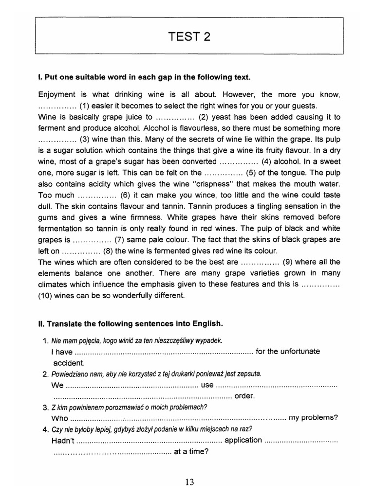 FCE 2 | PDF