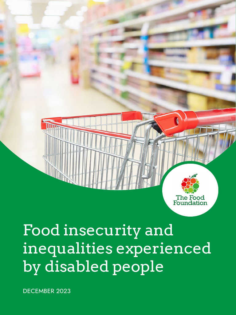 Disabilities and Food Insecurity | PDF | Cost Of Living | Food Security
