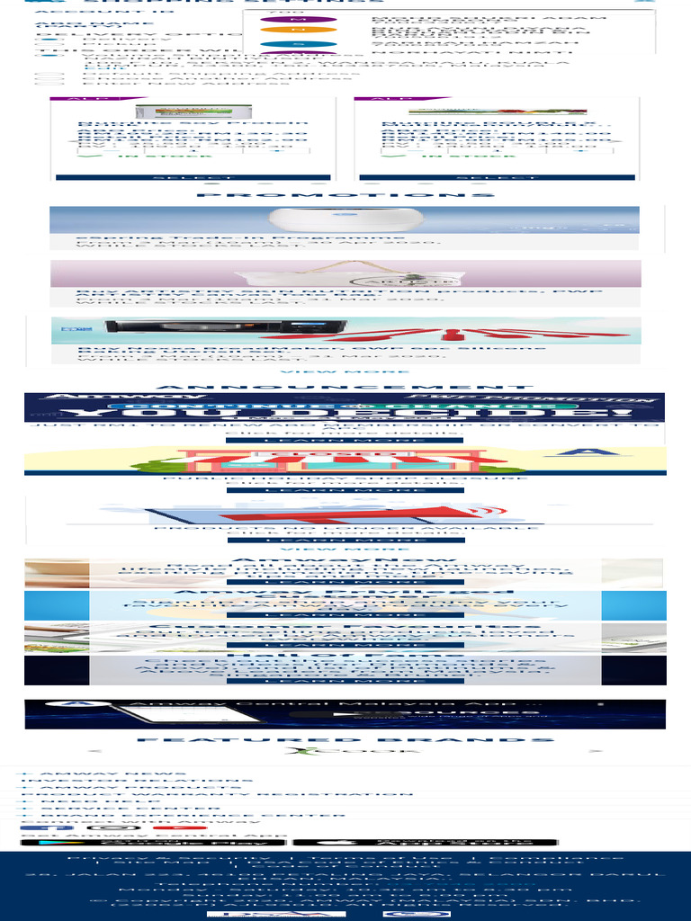 Amway Malaysia Homepage | PDF | Multi Level Marketing