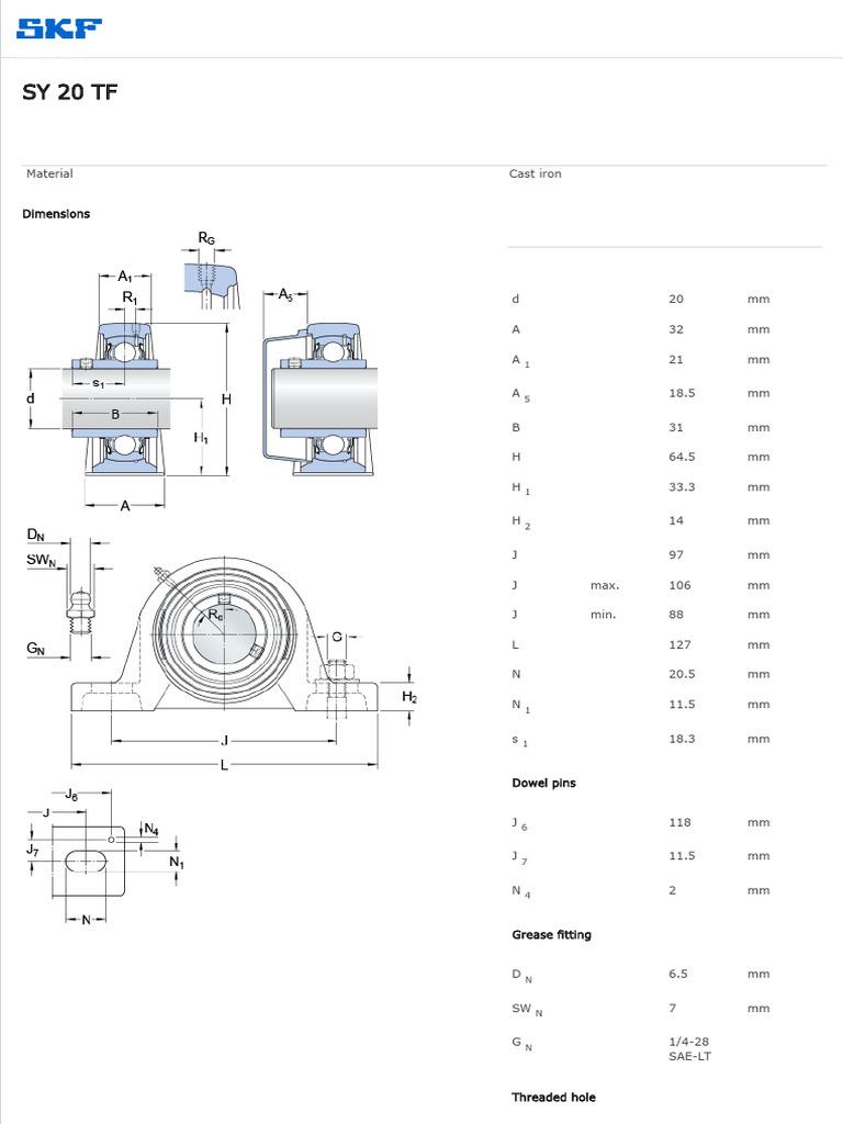 Y-Bearing Plummer Block Units | PDF | Screw | Metalworking