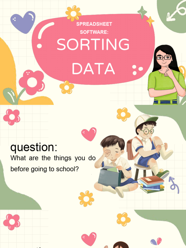 q1w8d1 Presentation Software - Sorting Data - Google Slides | PDF ...