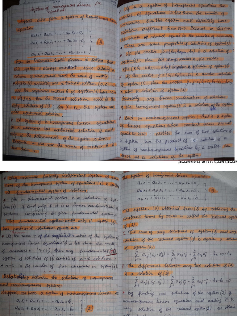 Algebra (II) Semester I | PDF