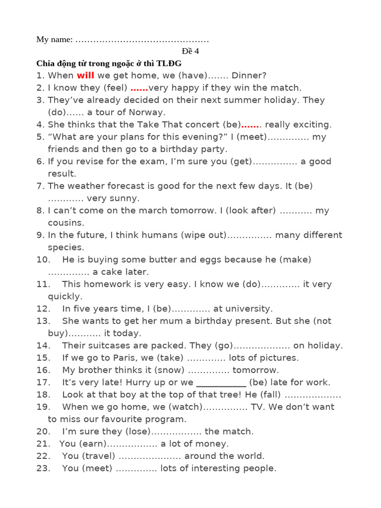 Bài 4C Chia ĐT trong ngoặc TLG | PDF