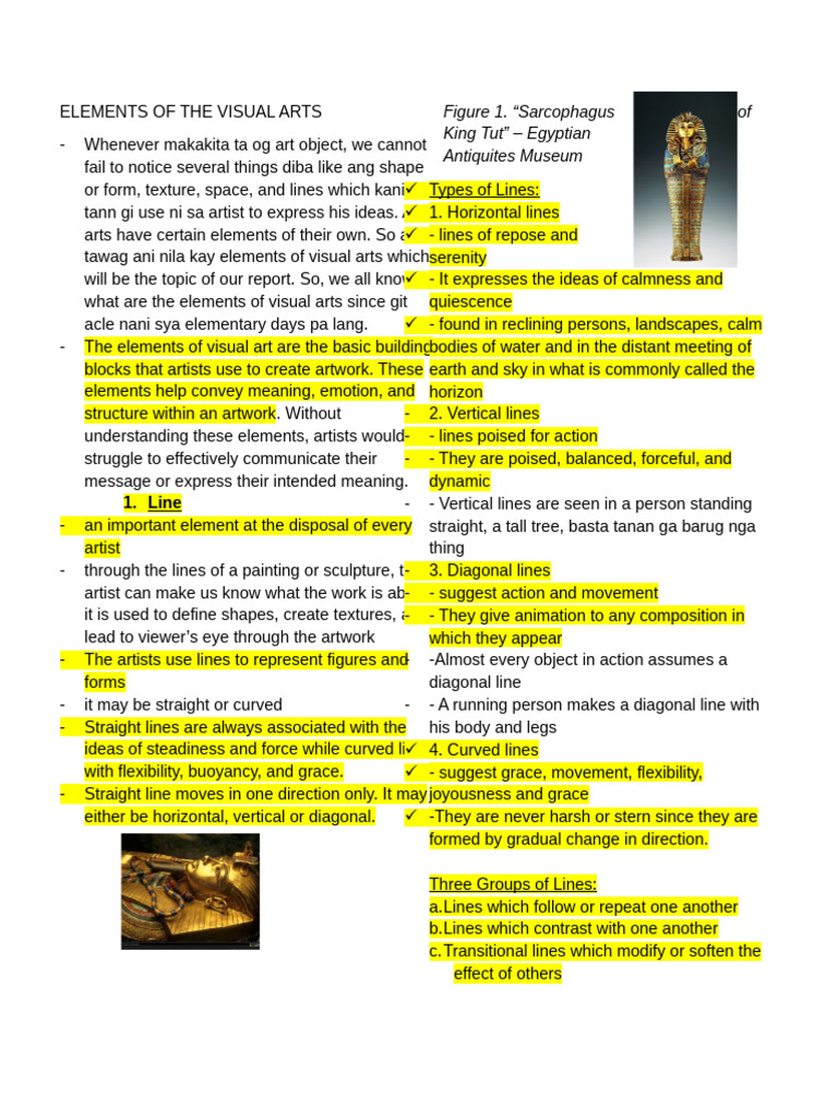 Elements of The Visual Arts | PDF | Color | Hue