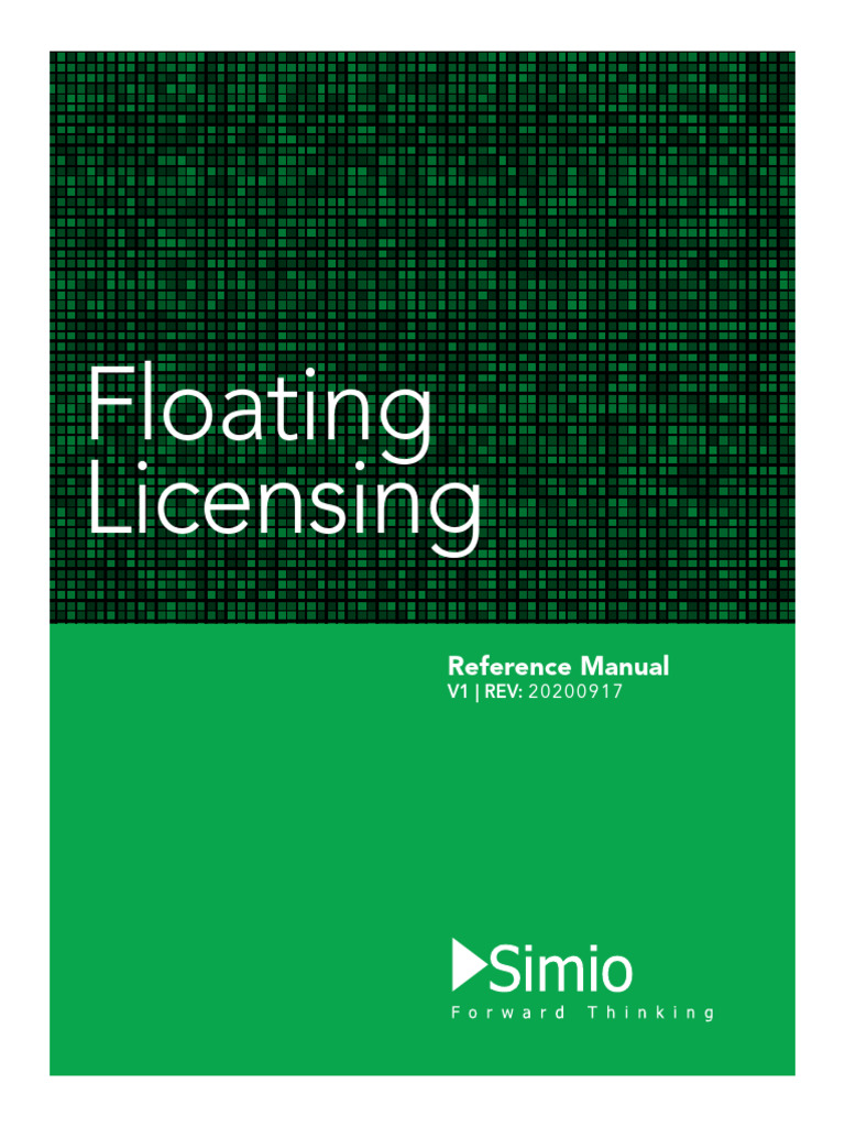 Simio Server On-Premise Licensing Reference Manual | PDF | Microsoft Sql Server | Microsoft Access