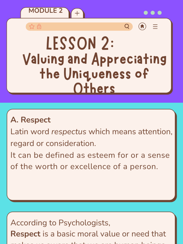 EED 115 Valuing and Appreciating Others | PDF | Etiquette | Learning