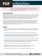 Music Class: Mozart Worksheet | PDF | Wolfgang Amadeus Mozart | Mozart ...