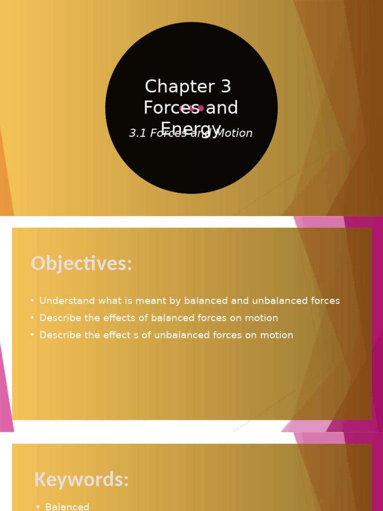 Unit 3.1 Forces and Motion | PDF | Force | Weight