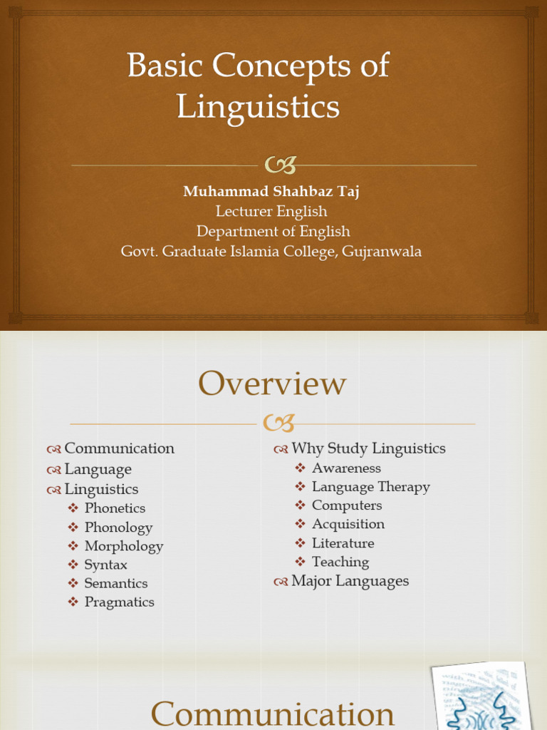 Basic Concepts of Linguistics Final - 250225 - 122258 | PDF ...