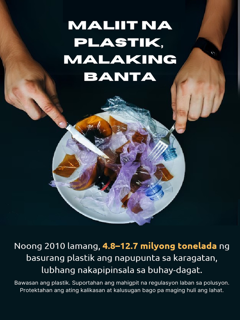 Maliit Na Plastik, Malaking Banta: Statistics | PDF