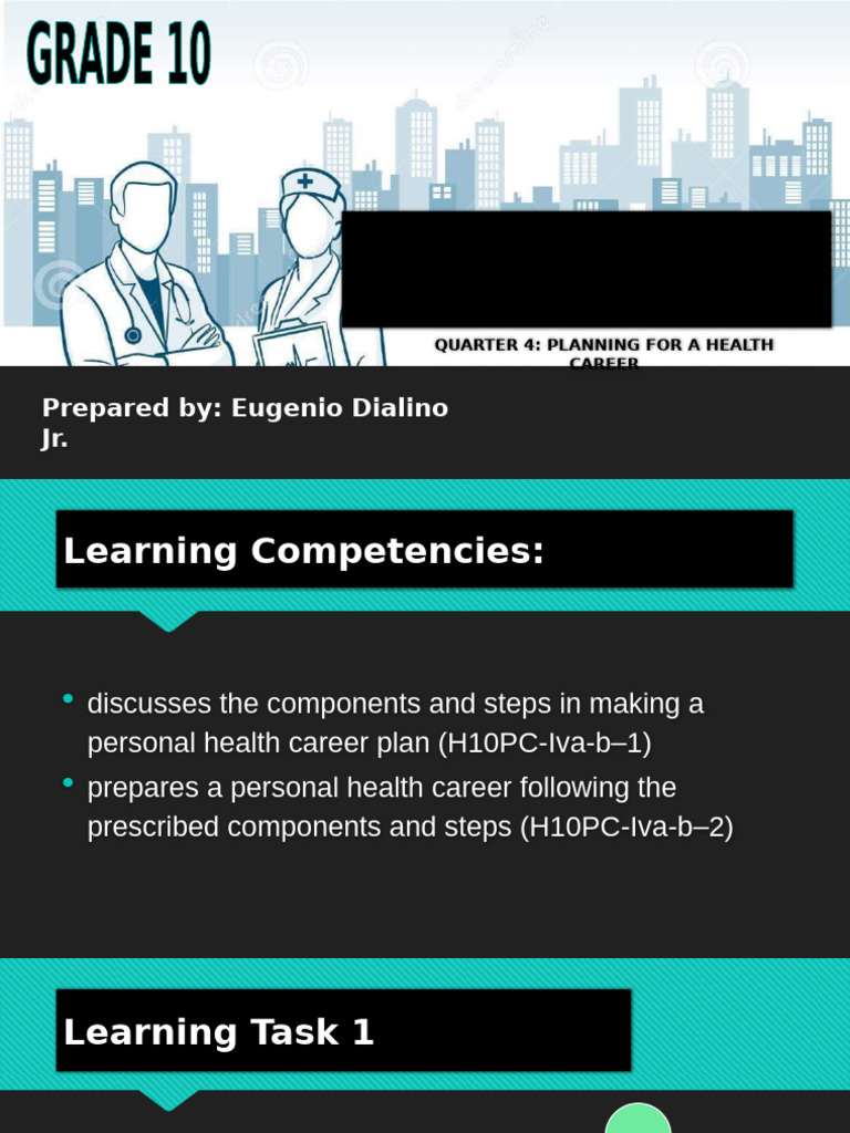 Health Career Planning Guide | PDF | Decision Making | Profession
