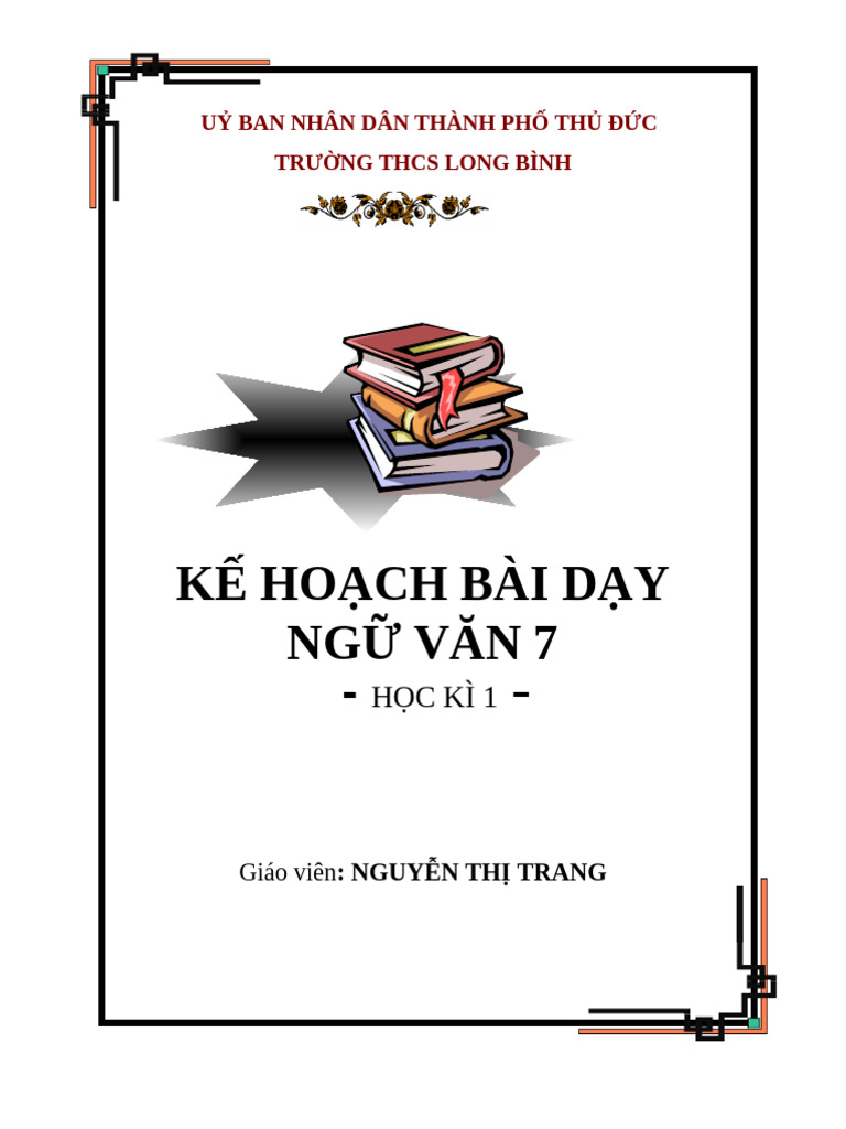 Khbd. Hk1. NG Văn 7 2024-2025 (Trang) | PDF