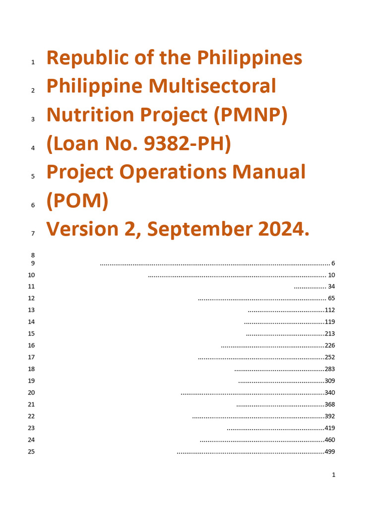 PMNP Pom Ver October 2024 | PDF | Human Capital | Economies