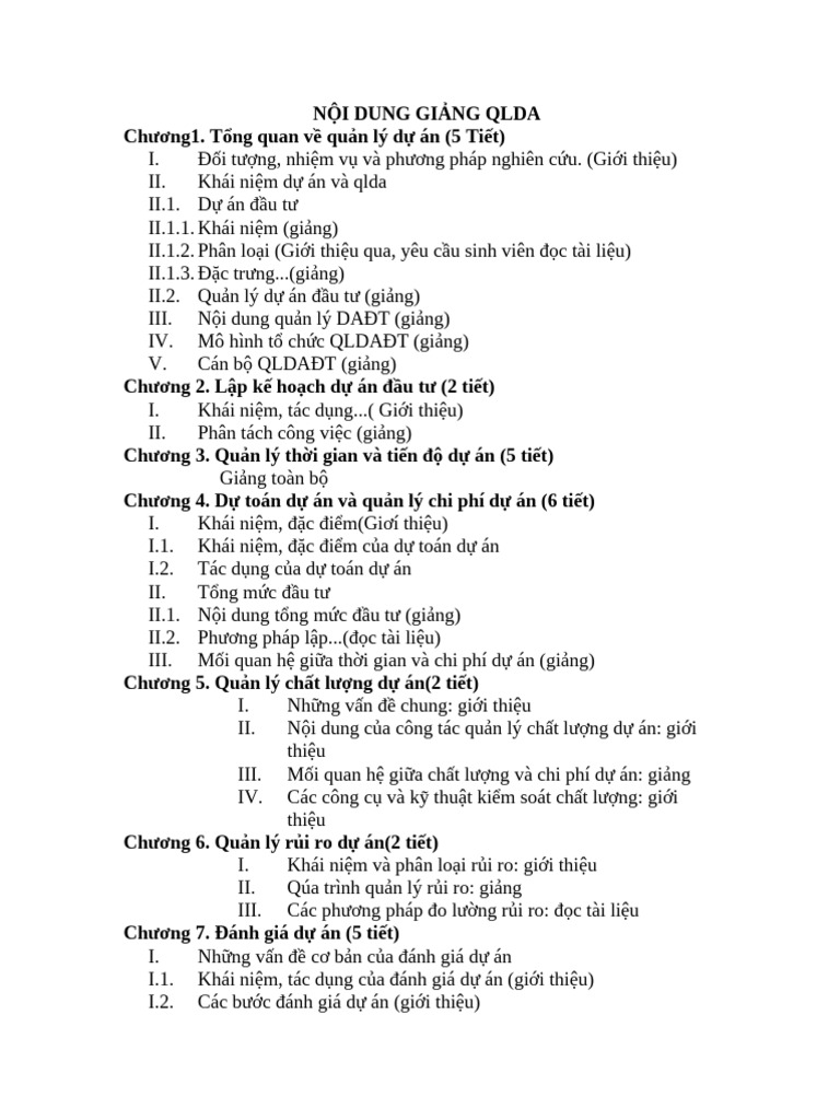 N I Dung Gi NG Qlda | PDF