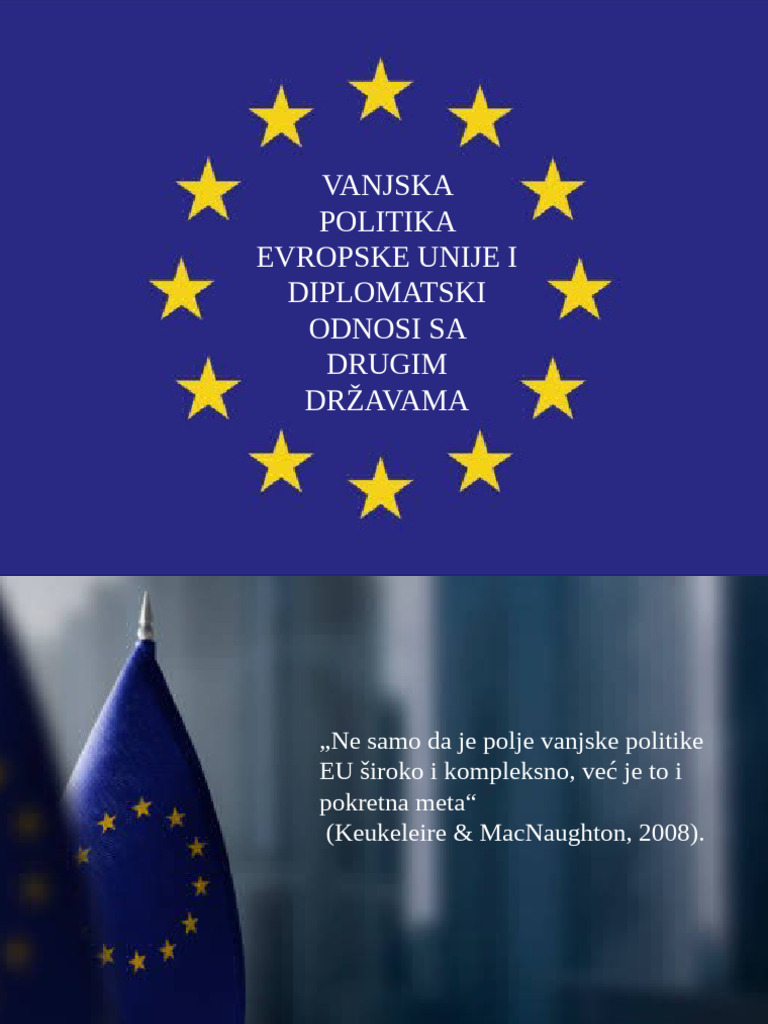 Vanjska politika EU | PDF