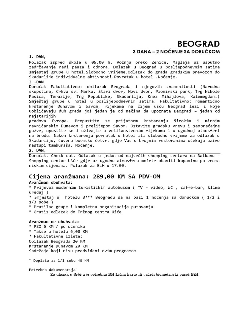 BEOGRAD -2 | PDF
