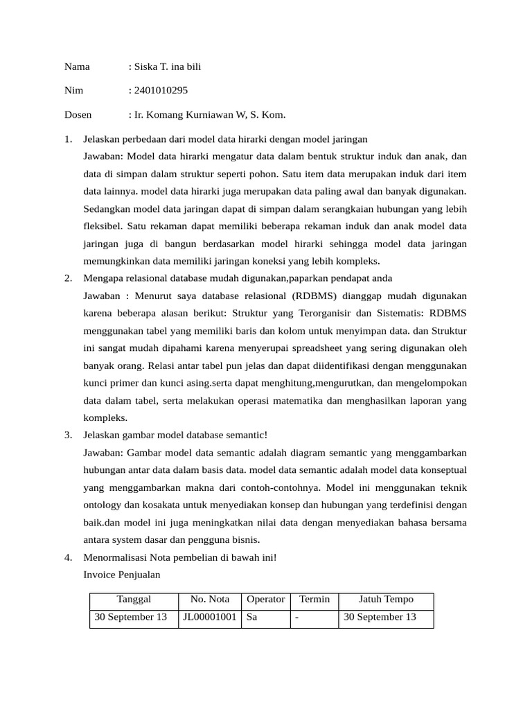 Uas Basis Data | PDF