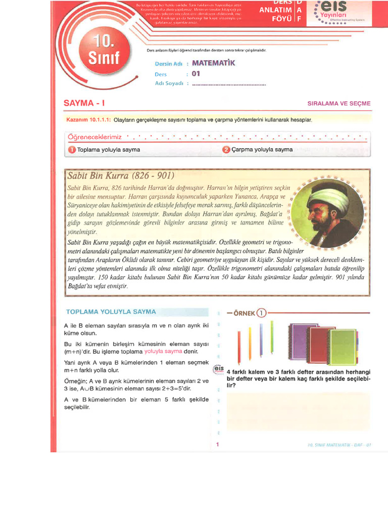 10.sınıf Eis | PDF