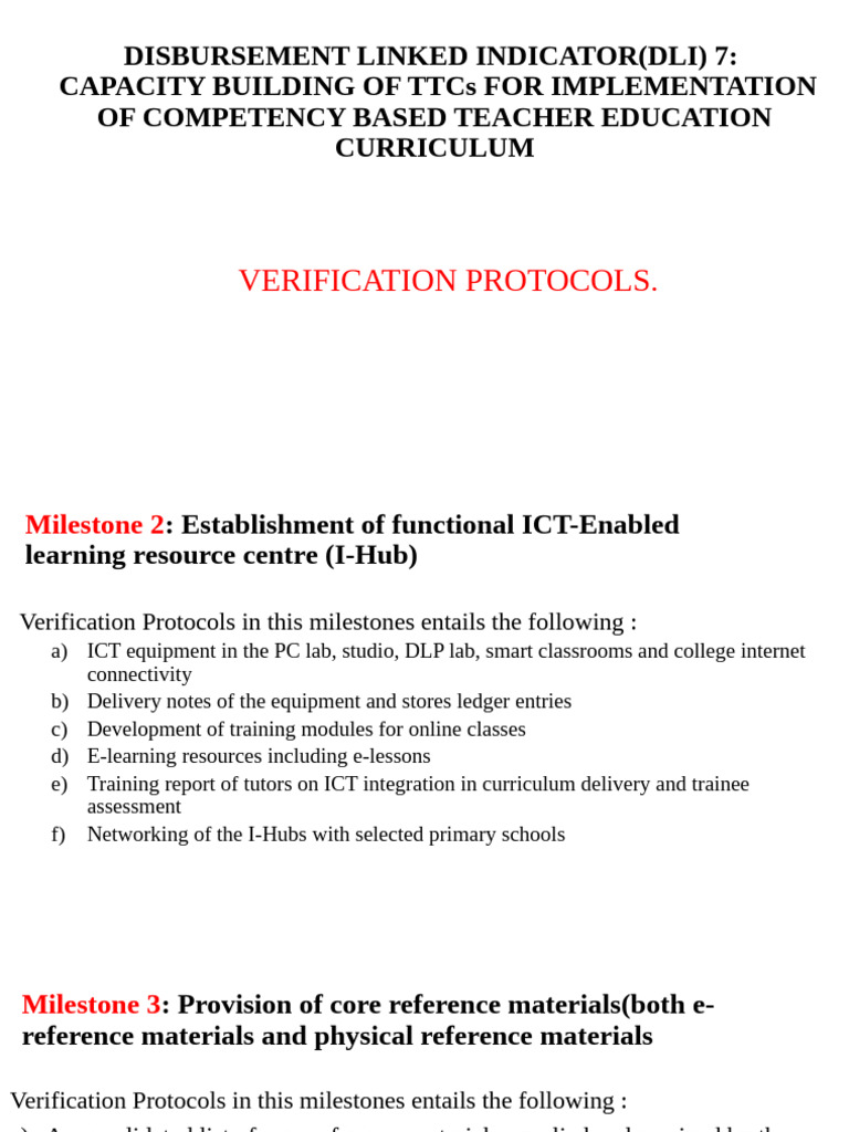 Verification Protocols | PDF | Educational Technology | Teachers
