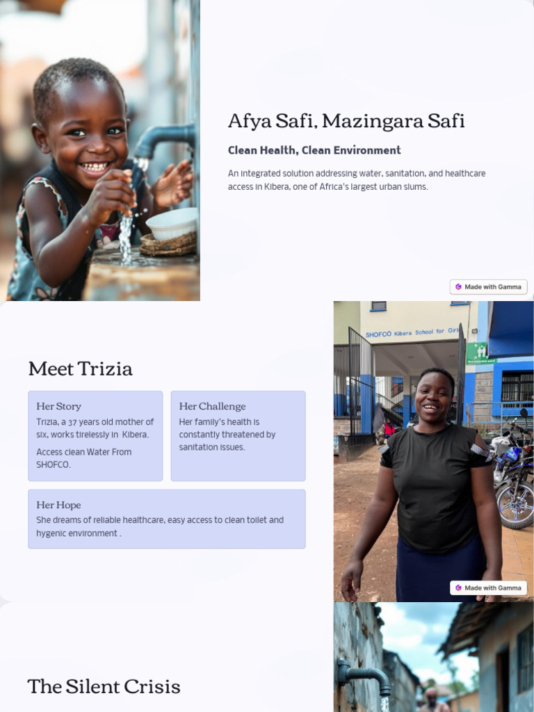 Afya Safi Mazingara Safi | PDF | Drinking Water | Sanitation