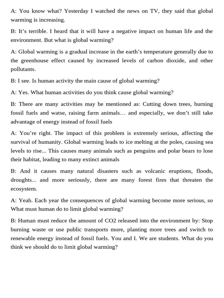Understanding Global Warming Causes and Solutions | PDF