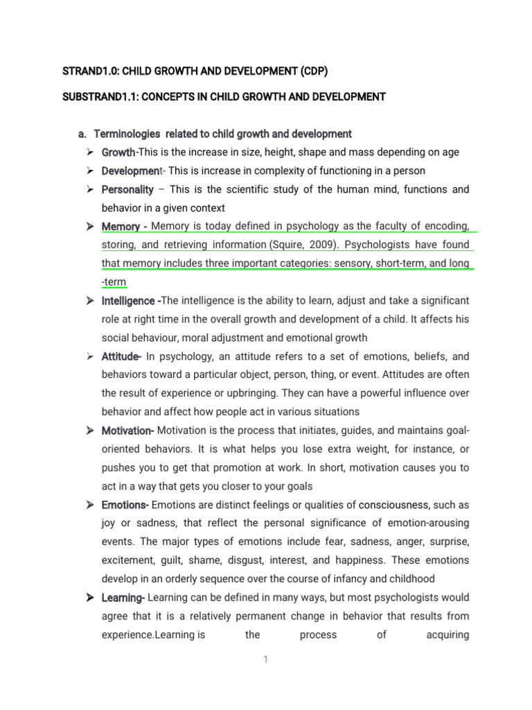 CDP Full Notes Dpte Decte-2 | PDF