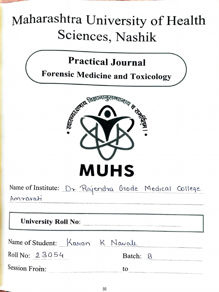 FMT Practical Record Book | PDF | Skeletal System | Musculoskeletal System
