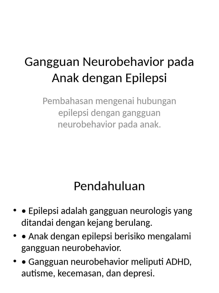 Gangguan_Neurobehavior_pada_Anak_dengan_Epilepsi | PDF