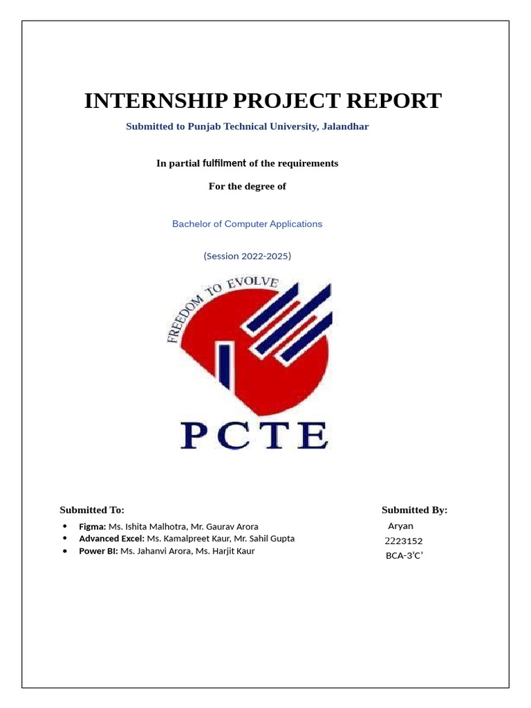 (10-12-2024) Aryan NEW Internship PROJECT REPORT | PDF | Microsoft ...
