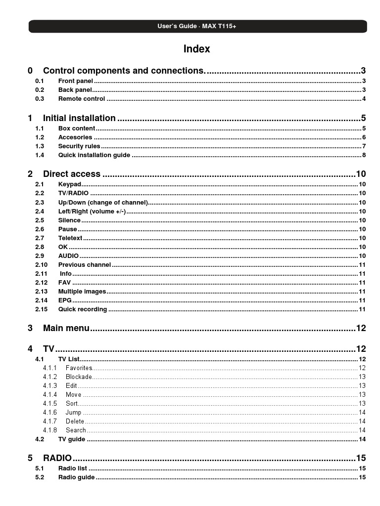 Manual de Usuario - MAX T115+ - v.1 | PDF | Electrical Connector ...