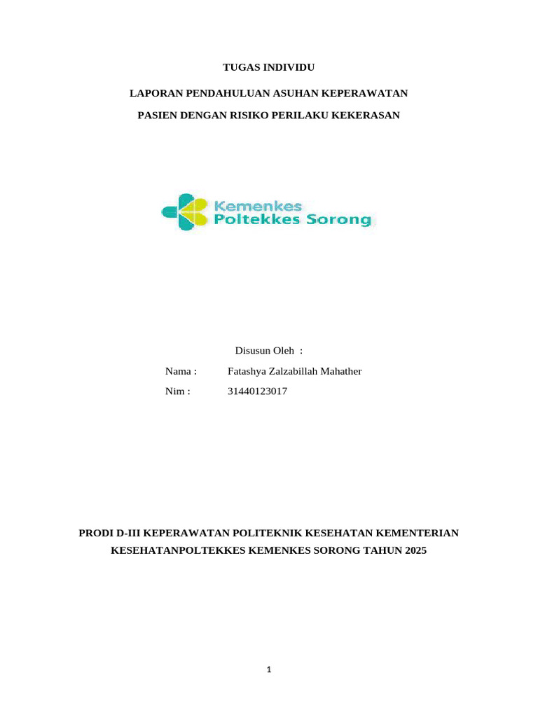 Laporan Pendahuluan RPK | PDF