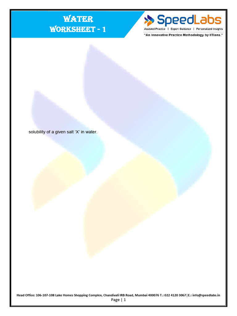 Water Important Qs Important Questions ICSE 54d5ddd6 A41a 43e2 85bb ...