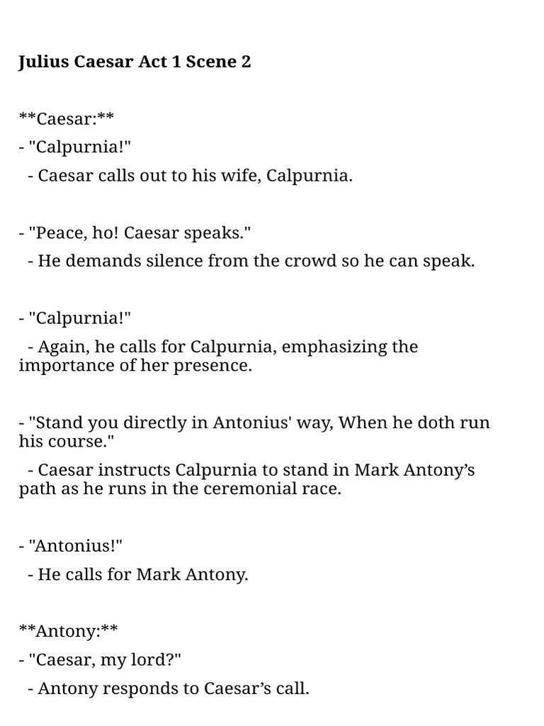 Caesar's Warning: Ides of March Explained | PDF | Julius Caesar