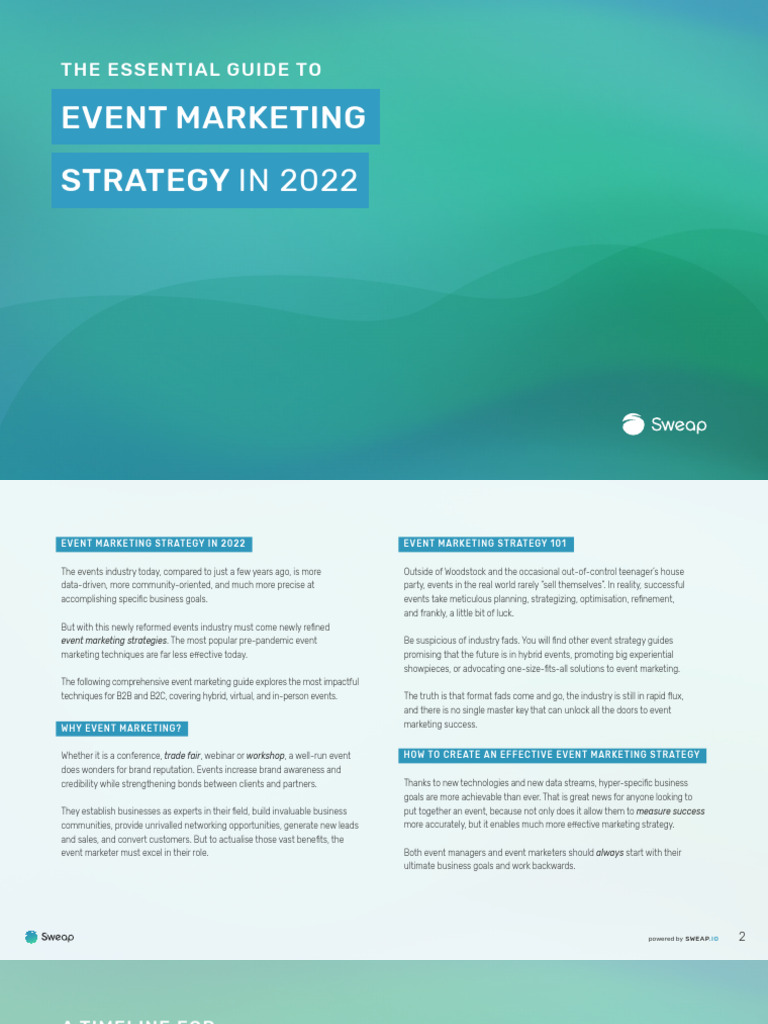 2022 Event Marketing Strategy Guide | PDF | Marketing | Marketing Strategy