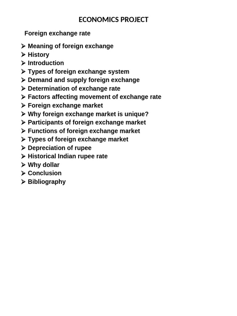 Economics Project | PDF