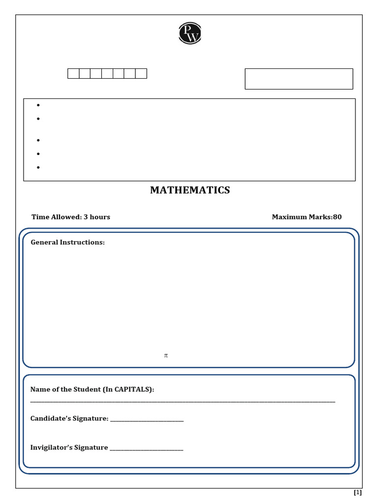 Class 10th Maths Question Paper-4 | PDF | Cartesian Coordinate System ...