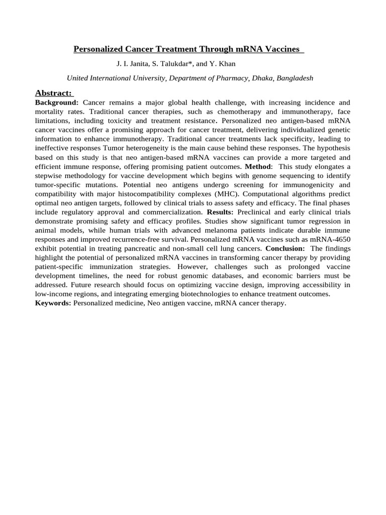 Abstract For SUB Poster | PDF