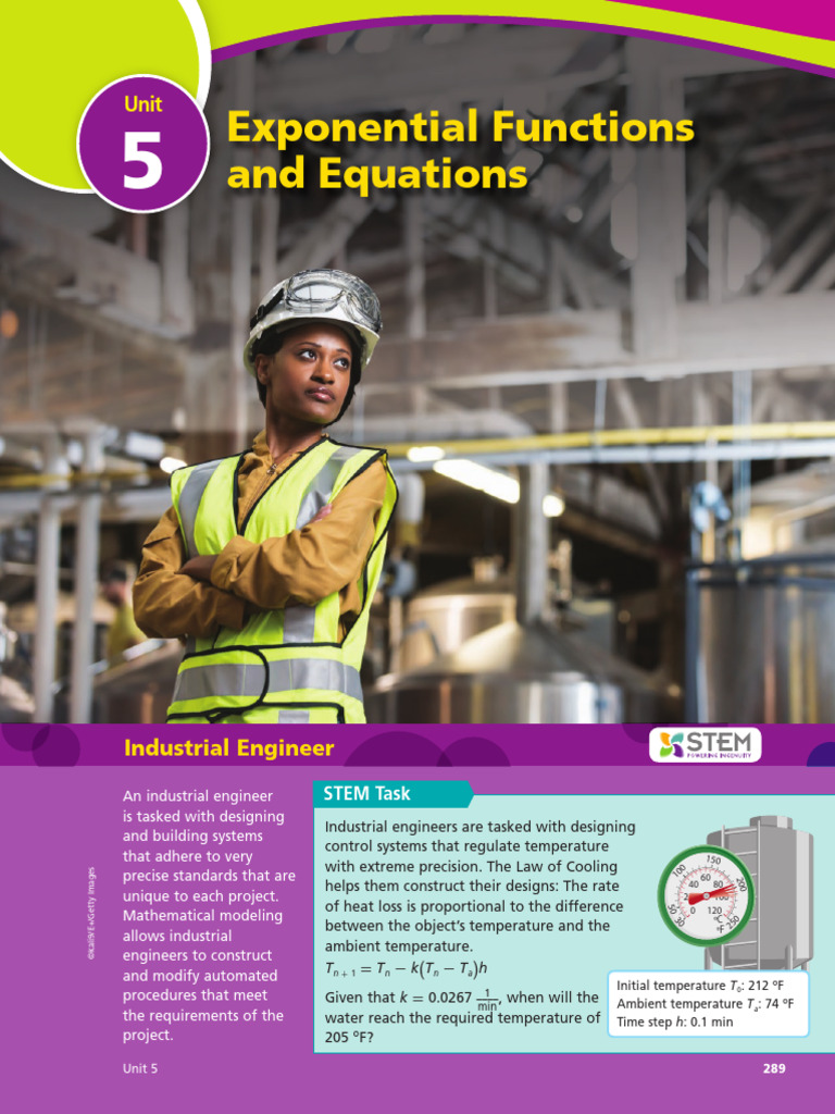 Exponential Functions and Equations: Industrial Engineer | PDF | Exponential Function | Function ...