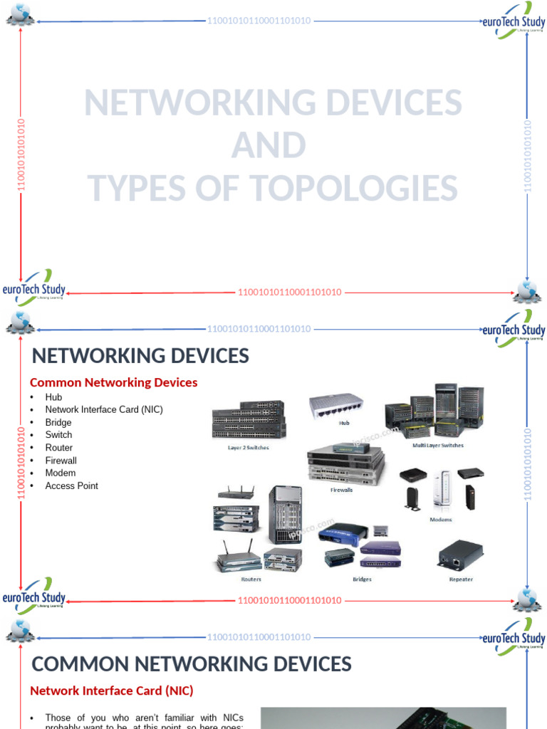 2 - Networking Devices and Types of Topologies | PDF | Computer Network | Network Interface ...