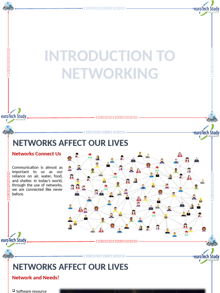 1_Introduction To Networking-1 | PDF | Computer Network | Internet Access