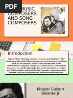 Restituto "Restie" Umali: Music Legacy | PDF | Entertainment ...