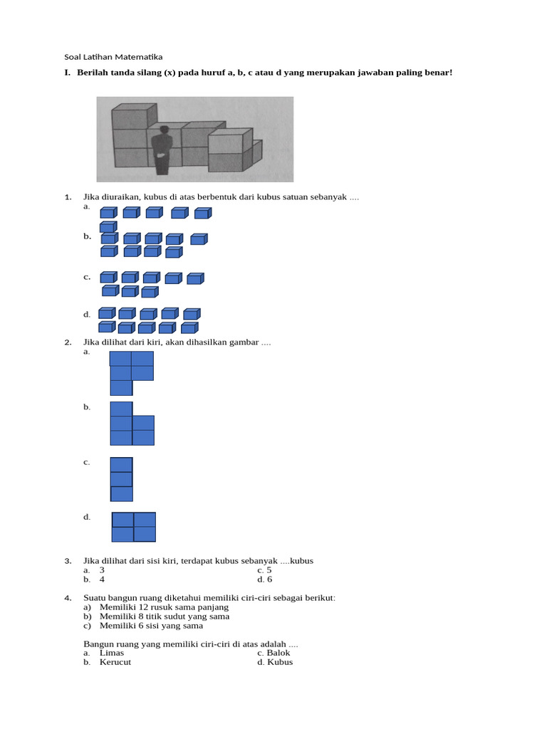 Soal Latihan Matematik U2 Kls 6 | PDF
