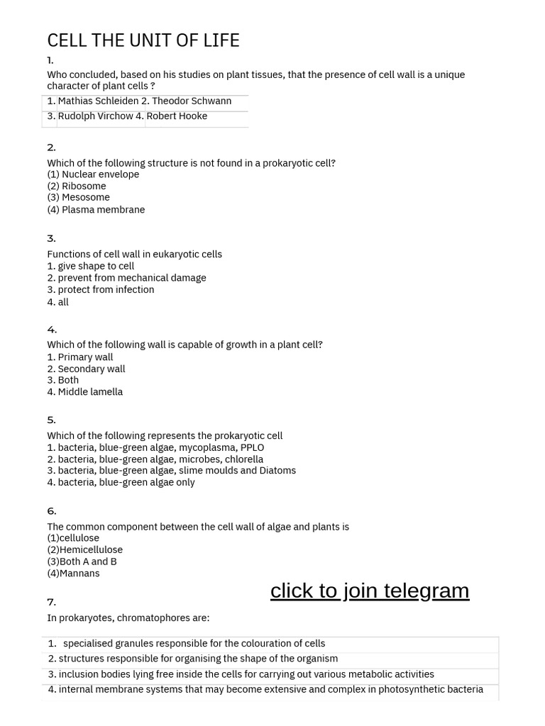 Cell Structures and Functions Overview | PDF | Cell (Biology) | Chloroplast