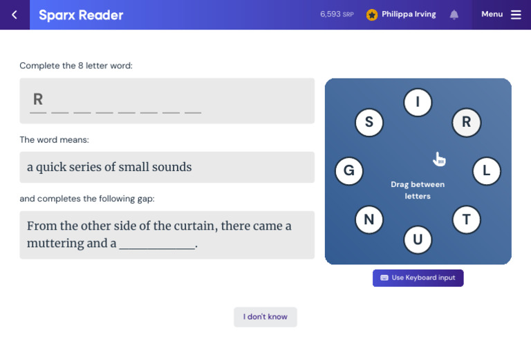 Complete the 8-Letter Word Challenge | PDF