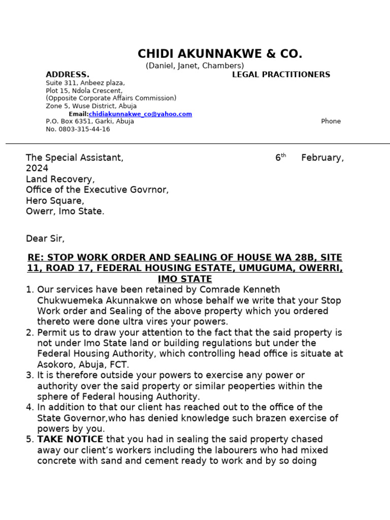 Legal Notice on Property Sealing | PDF | Government | Justice