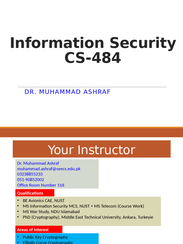 Week1-Introduction To Information Security | PDF | Security | Computer ...