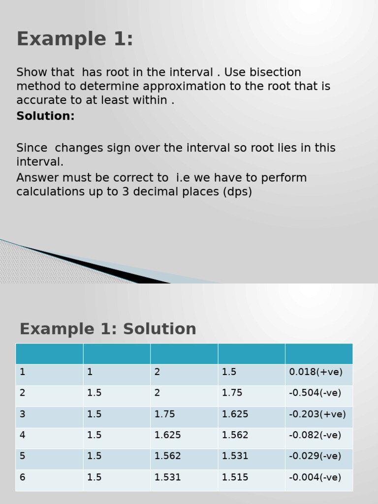 Lec 4 Bisection-Method Emp. and False Position Method | PDF ...
