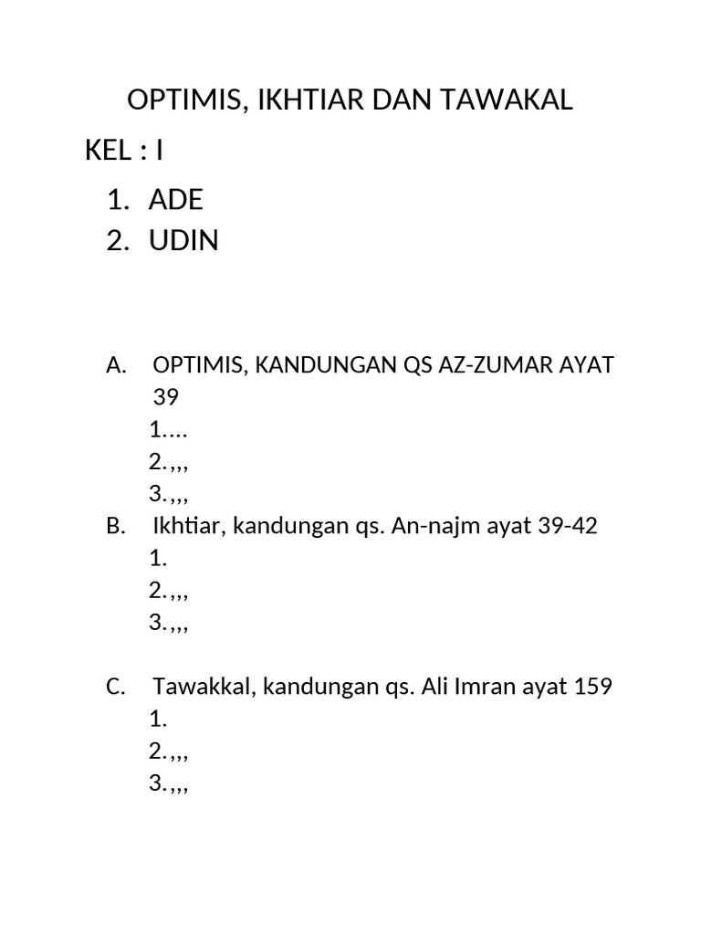 Contoh Tgs Kelompok Bab 7 Kls 9 | PDF